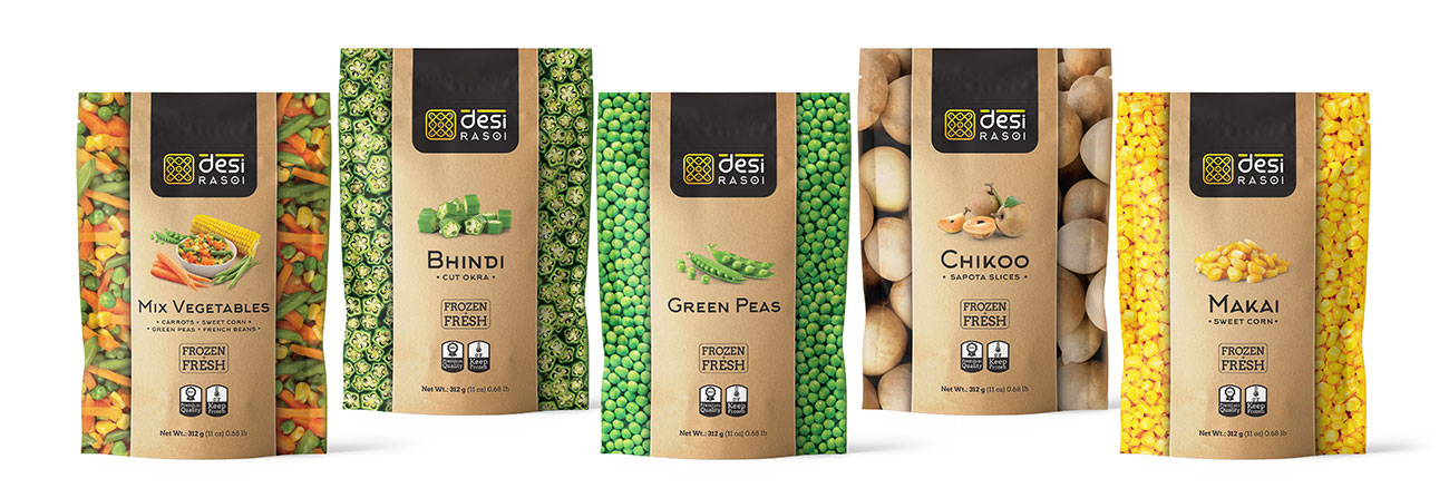 Frozen Food Packaging Design by FloatYourBoat Design