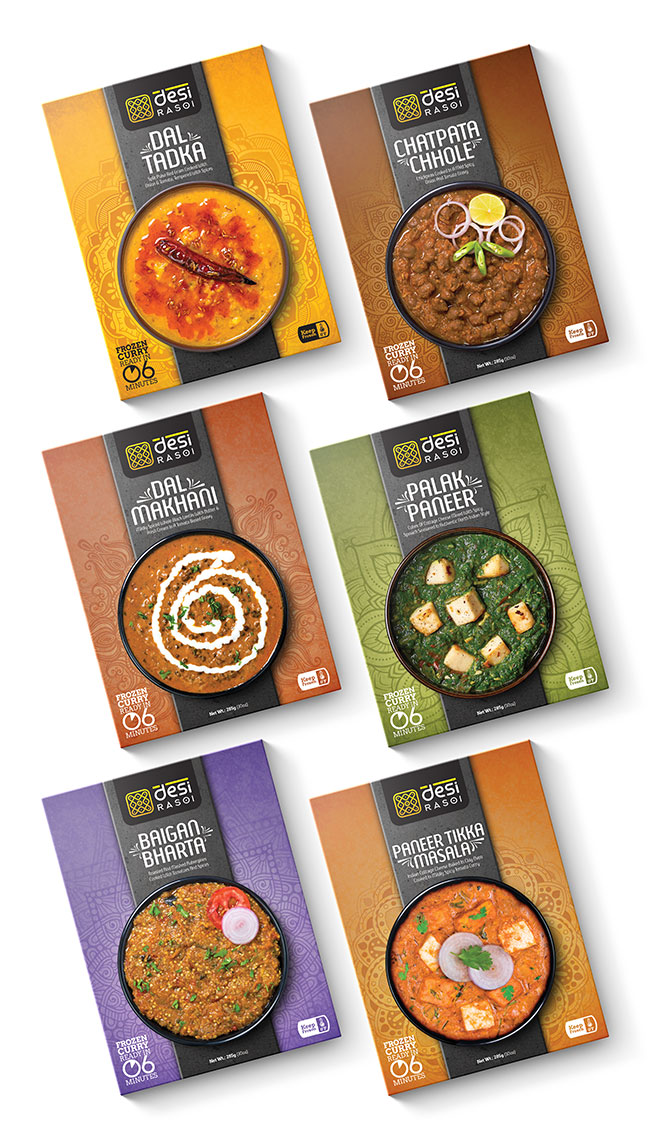 Frozen Food Packaging Design by FloatYourBoat Design